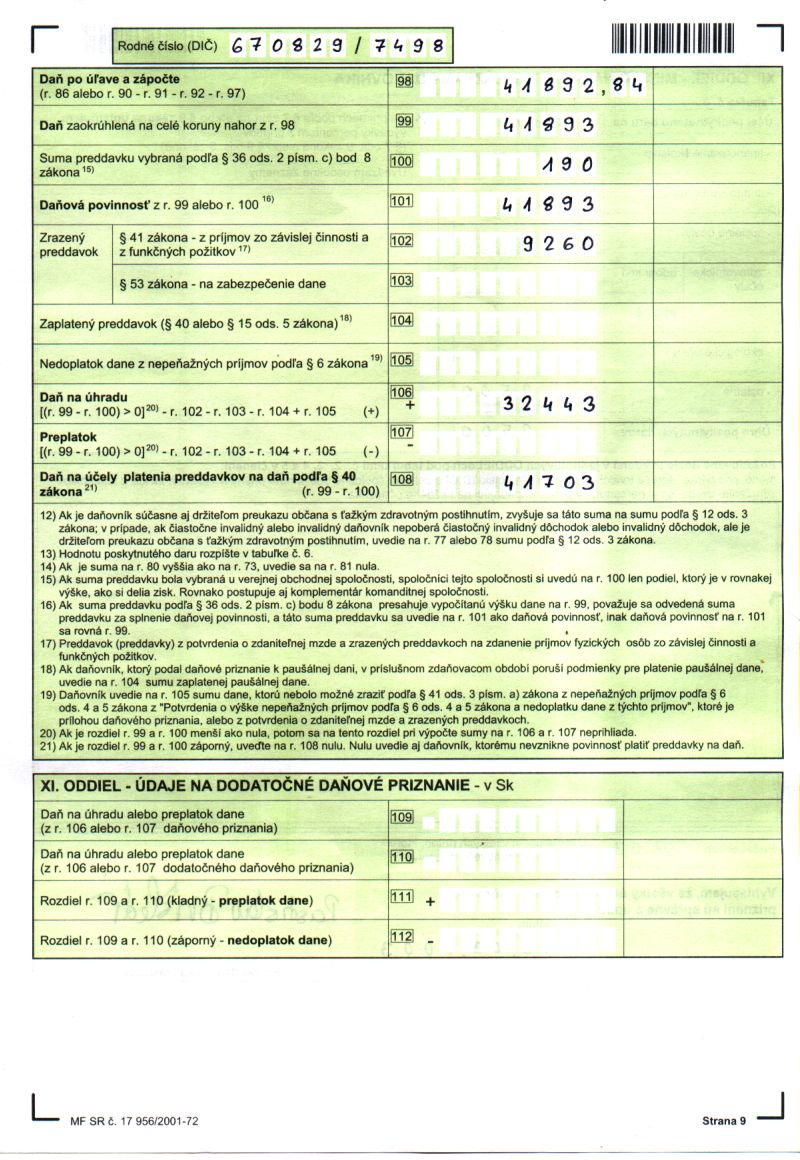 Daňové priznanie - typ B1 | oPeniazoch.sk Daňové priznanie - typ B1 | oPeniazoch.sk